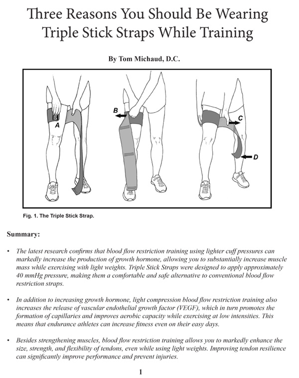 Triple Stick BFR Strap - Human Locomotion