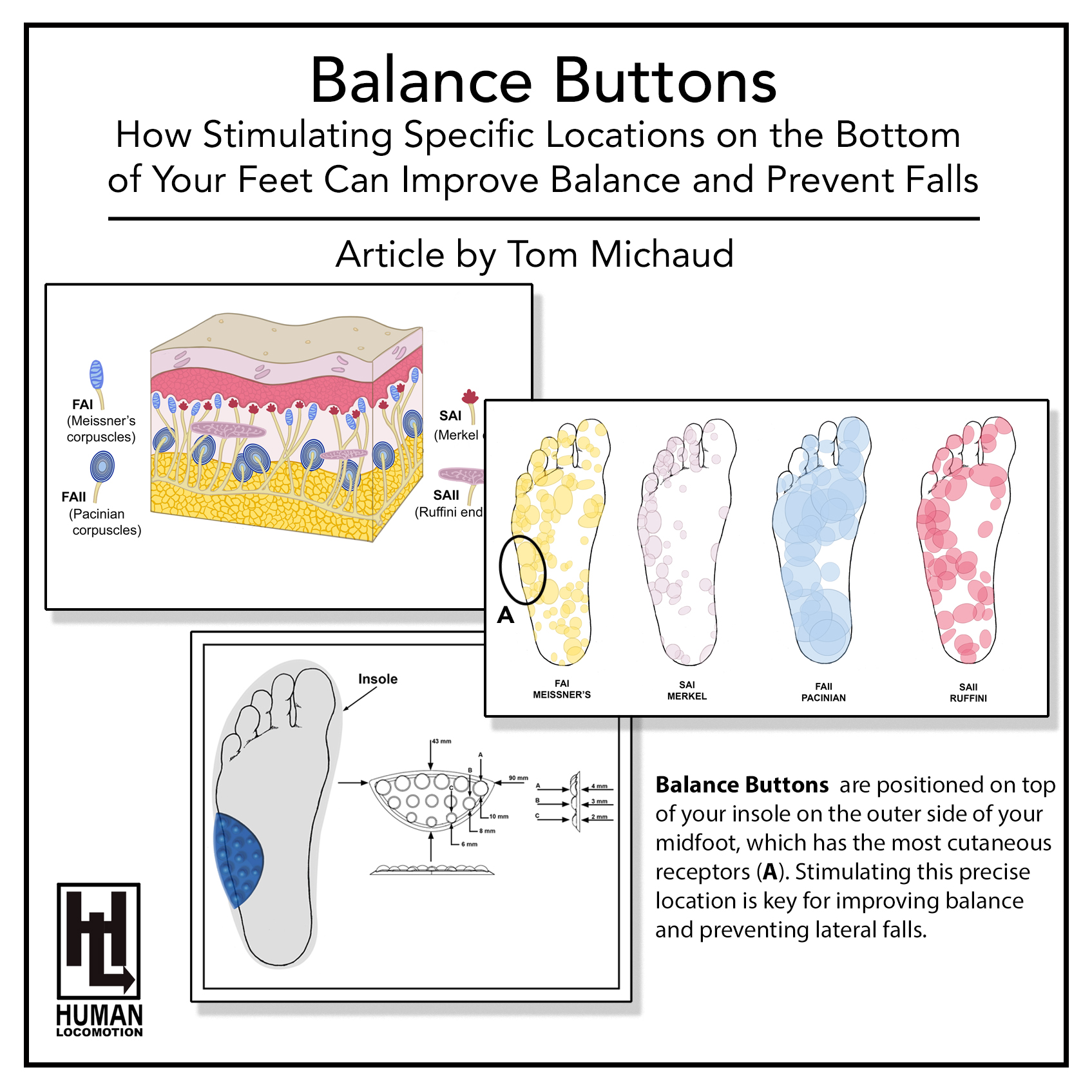 Balance ButtonsHow Stimulating Specific Locations on the Bottom of Your Feet Can Improve Balance ...