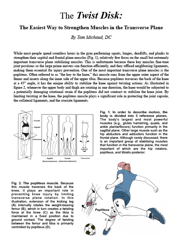 Twist Disk - Human Locomotion